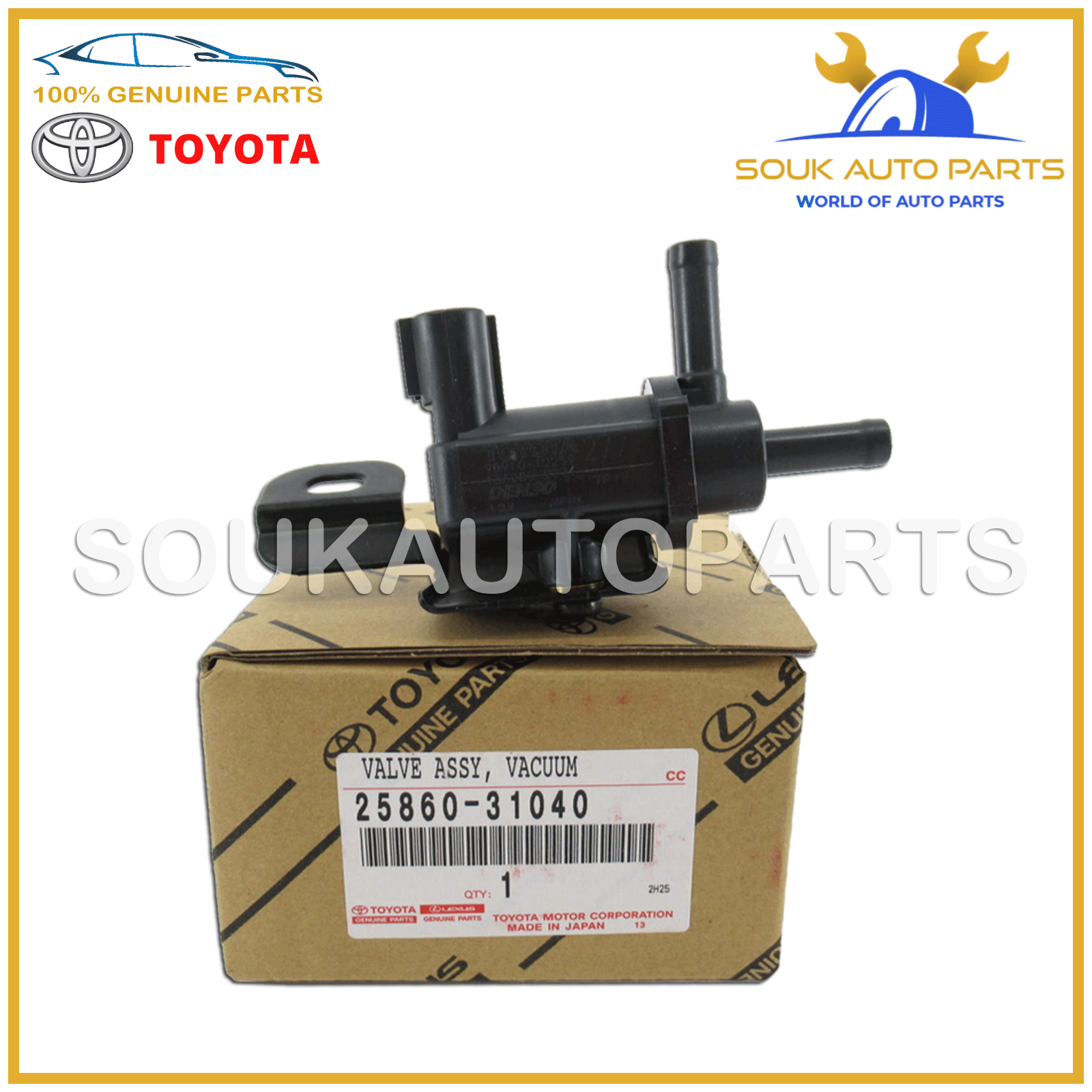 25860-31040 Genuine Toyota VACUUM SWITCHING VALVE ASSY, NO.1 2586031040 ...