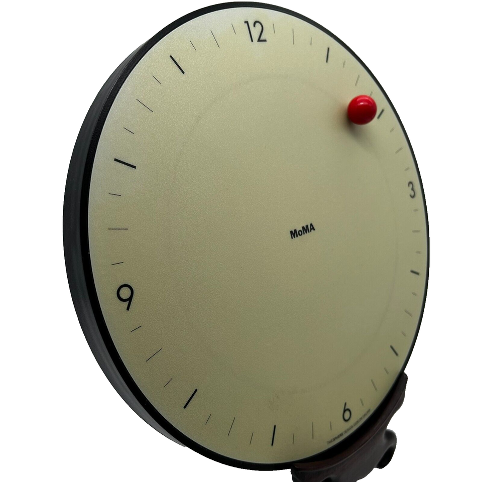 MOMA Minimalist Modern Designer Timesphere Wall Clock - Gideon Dagan | eBay