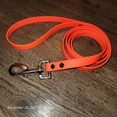 5ft Biothane Leash (Hunters Orange) | eBay