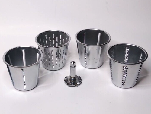 KitchenAid Hobart VTG Metal Rotor Slicer Shredder Cones (4) & Shaft ...