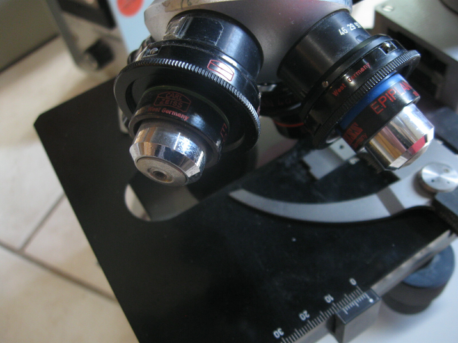 Zeiss Universal Microscope w/ Optovar Tube Head Camera Package LOT # 47 ...