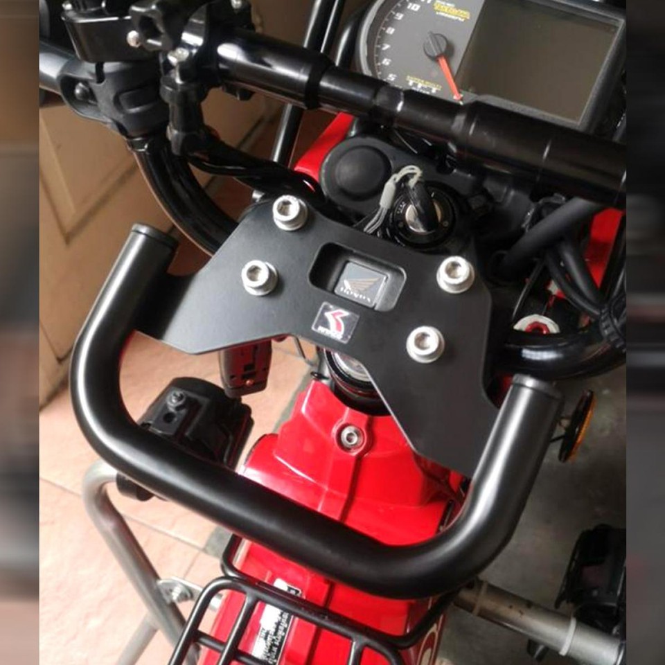 Multi Purpose Bar Phone GPS Black For Honda Trail CT125 Hunter Cub Kitaco 20-22 | eBay