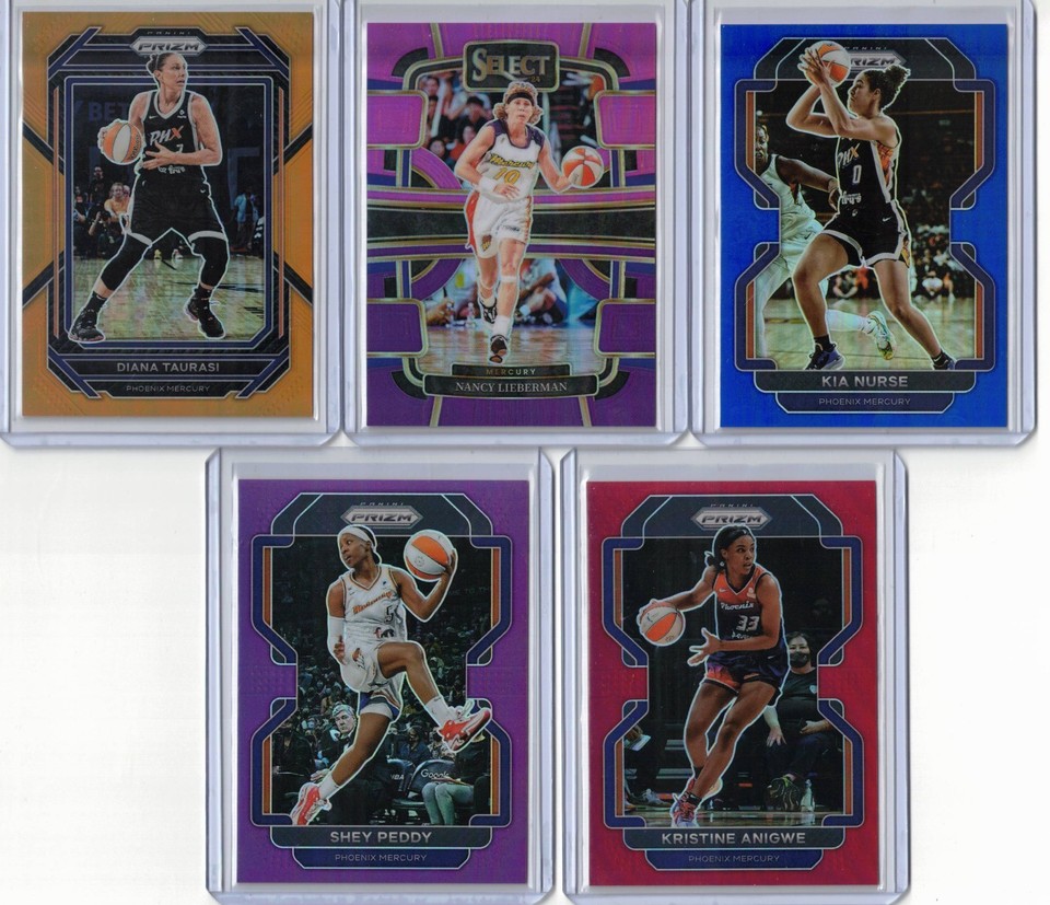 Phoenix Mercury 10 card lot auto jersey serial Diana Taurasi Shey Peddy WNBA | eBay