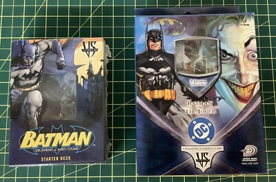 DC TCG: VERSUS SYSTEM STARTER LOT (2004-5) Upper Deck; Batman & Batman ...