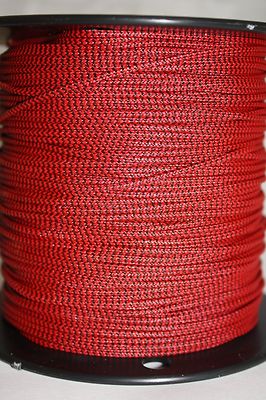 10' BCY Red & Black Speckled D Loop Material Bow String Bowstring ...