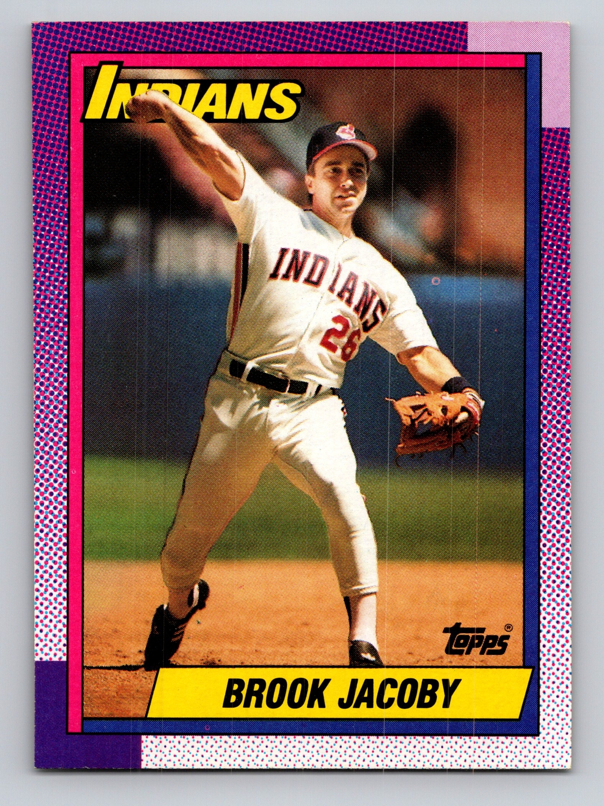 1990 Topps #208 Brook Jacoby Cleveland Indians Baseball Card | eBay