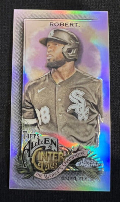 LUIS ROBERT 2022 Topps Allen & Ginter Chrome Mini Refractor #2 MLB ...
