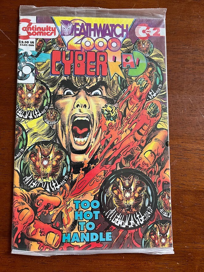 CYBERRAD # 2 VF/NM CONTINUITY COMICS 1993 SEALED WITH TRADING CARD | eBay