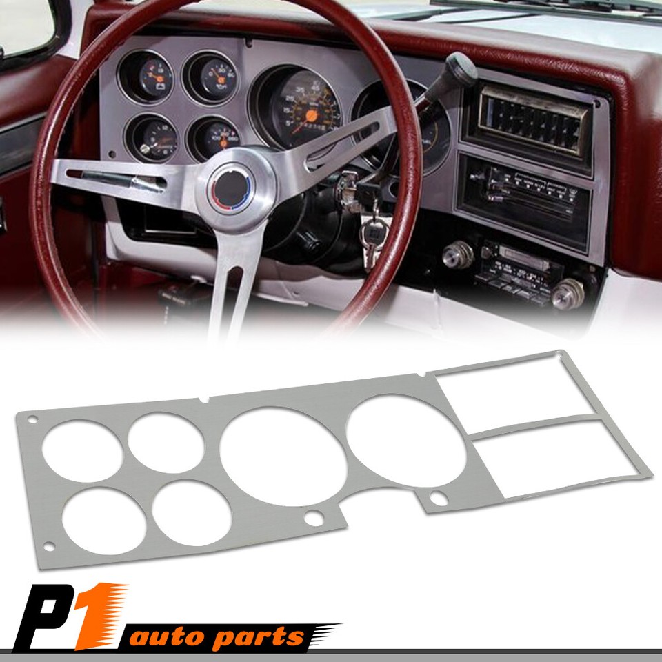 Brushed Aluminum Dash Bezel Insert Fit For 81-87 Chevy GMC Truck Blazer Suburban | eBay