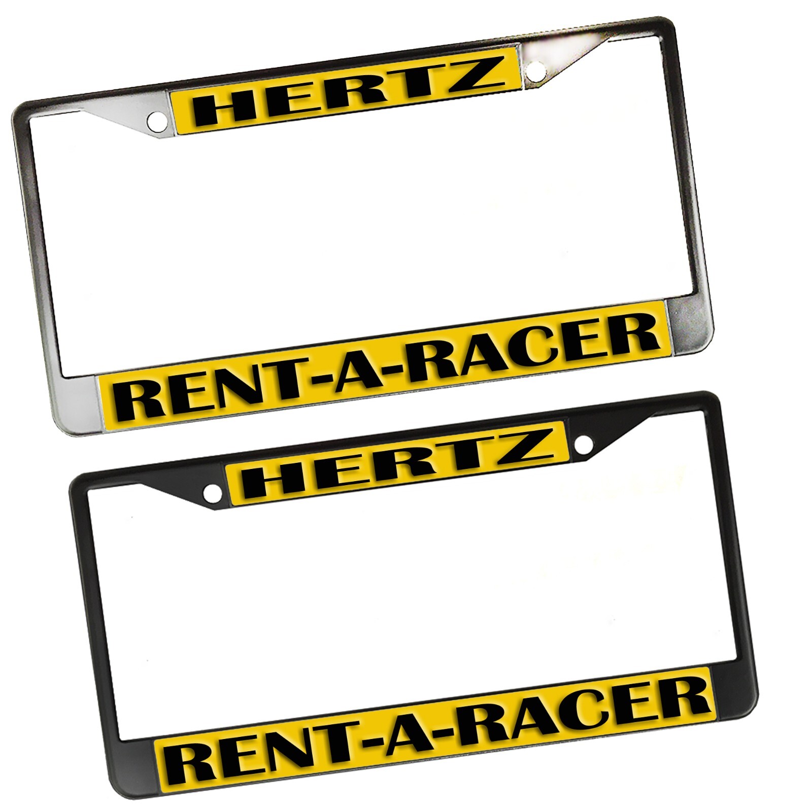 One Hertz Rent A Racer Reproduction Novelty Metal License Plate 1 Frame ...