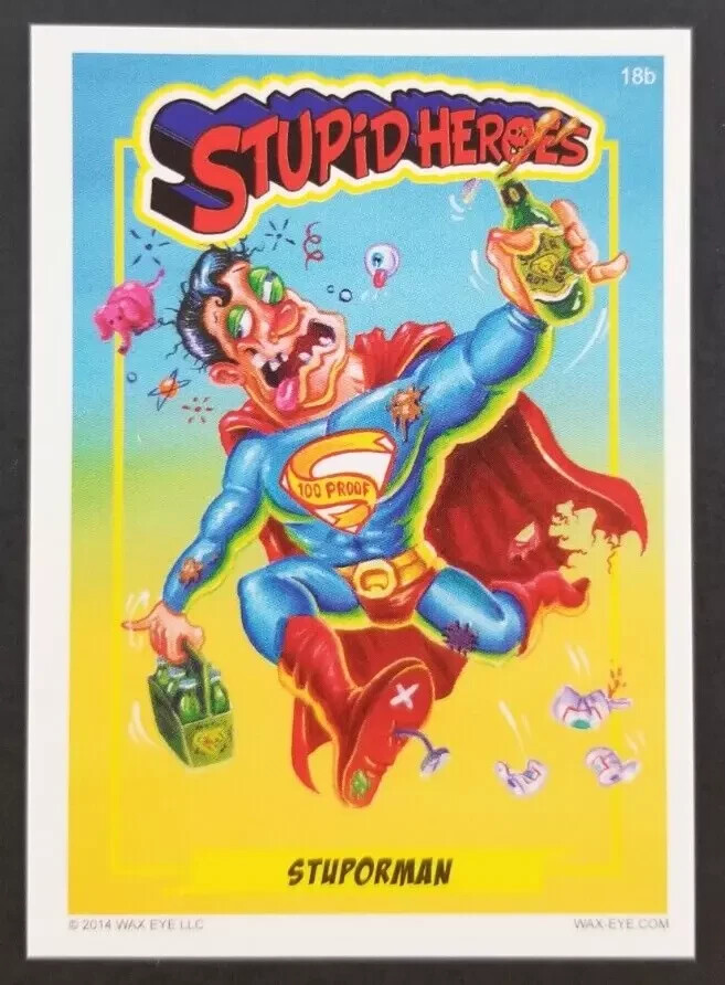 Stupid Heroes Series 1 Lot of 4 Sealed Packs - BRAND NEW - GPK artist ...