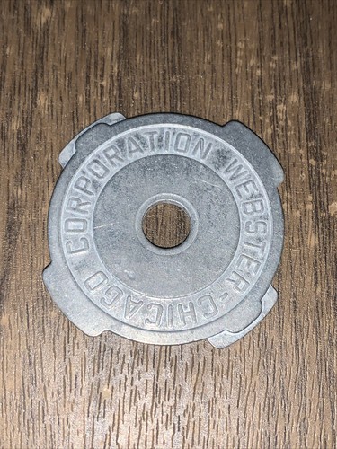 Vintage Metal Webster Chicago 45 RPM Record Insert Adapter | eBay