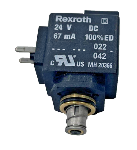 5420930220 Rexroth Pneumatic Valve Solenoid Assembly 24V DC 67 mA 100 ...