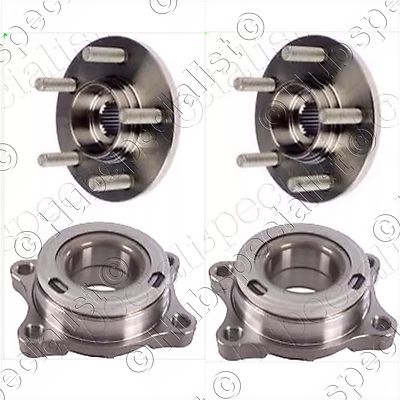 FRONT WHEEL HUB & BEARING FOR INFINITI G35X G35X SEDAN 2004-2006 AWD ...