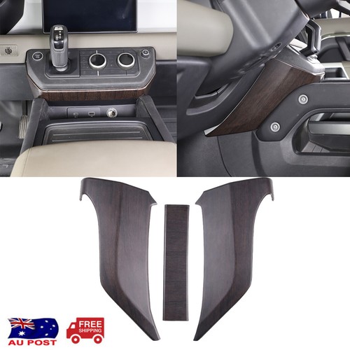 Wood Grain Car Lower Knee Side Panel Cover Trim For LR Defender 90 110 ...