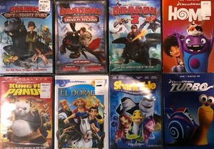 Lot of 9 Dreamworks Animated DVD's to Choose From - Brand New in Shrink ...