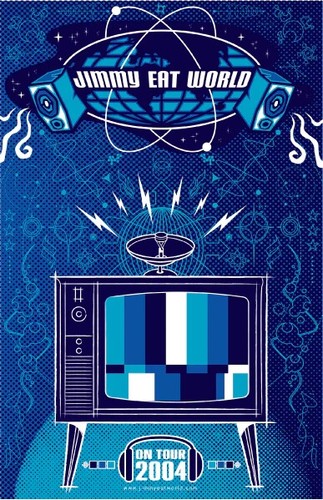 Jimmy Eat World 2004 Concert Poster 11 X 17 Framed | eBay