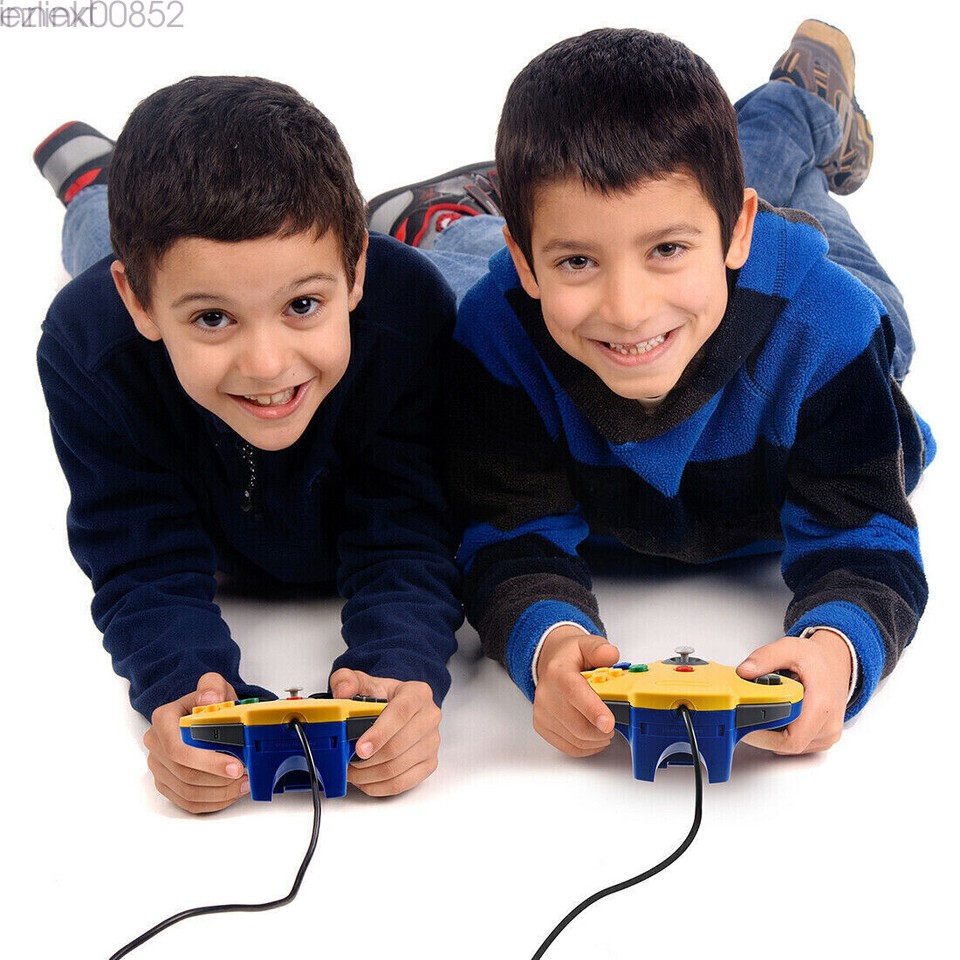 1/2 Wired N64 Controller Remote Gamepad Joystick For Nintendo 64 N64 ...