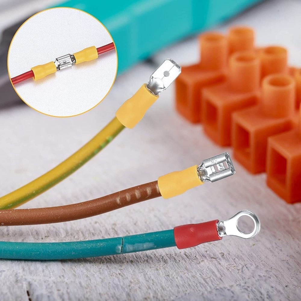 Electrical Wire Crimp Terminals Assorted Insulated Port Connectors Kit ...