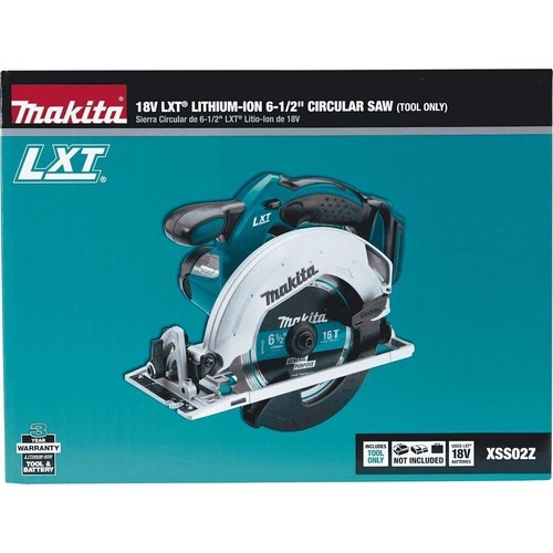 New Makita XSS02Z 18V LXT Lithium-Ion Cordless 6-1/2" Circular Saw ...