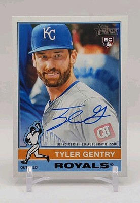 2025 Topps Heritage - Tyler Gentry Rookie Autograph- Kansas City Royals ...