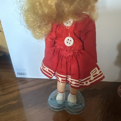 Vintage Ideal Mary Hartline Doll 7.5" Original Red Heart Dress 1950's ...