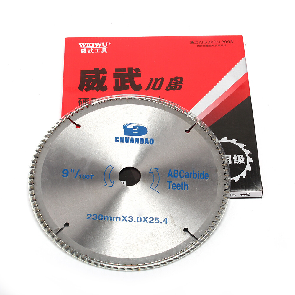 9" 230mm Circular Saw Blade Premium Carbide Cutting Disc For Wood 100 ...