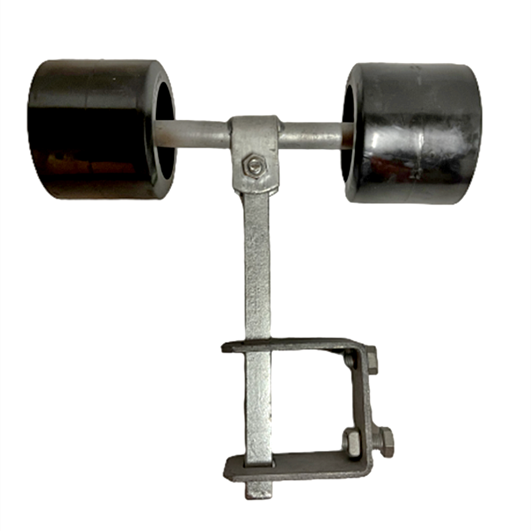Boat Trailer black Smooth Wobble Rollers & Gal Double Roller Bracket ...
