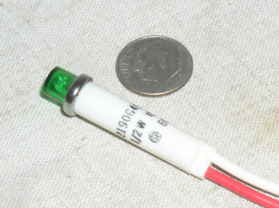 IDI 6.5MM GREEN LED PILOT LITE PANEL LIGHT LAMP INDICATOR 5/16" 5V 6V ...