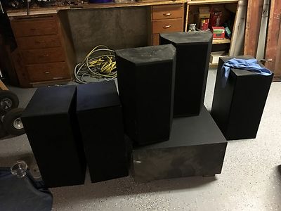 Full Set Fosgate Audionics Home Theater Speakers | eBay