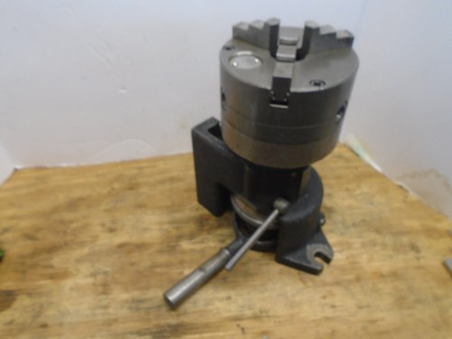 HARDINGE H/V 5C COLLET INDEXING FIXTURE HV-4N with Cushman 5 inch chuck ...
