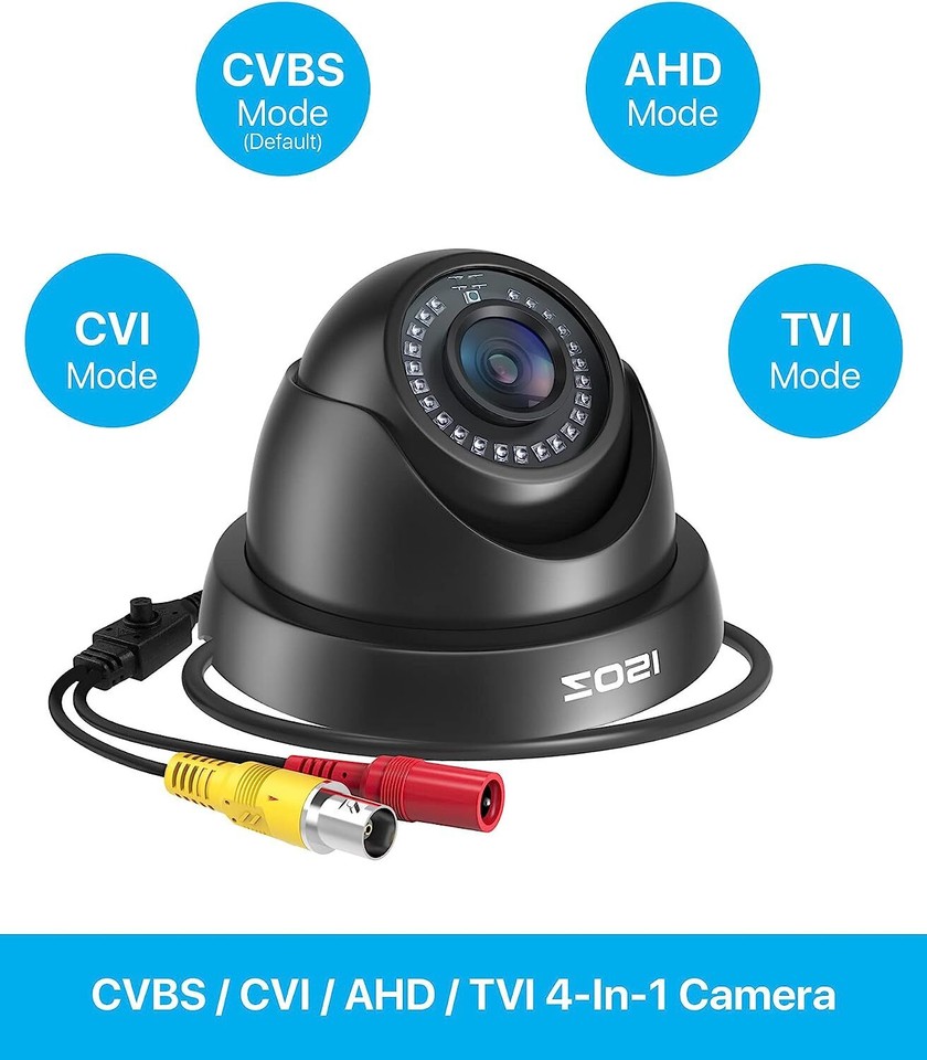 ZOSI CCTV 2PK/4PK 1080P Security Camera Outdoor Home Surveillance 2MP ...