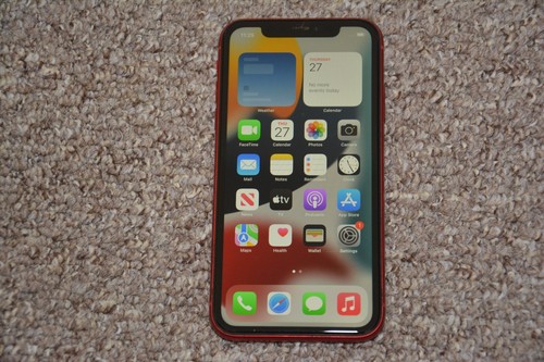 Apple iPhone 11 - 128GB - Red (Unlocked) A2221 (CDMA + GSM) Good ...