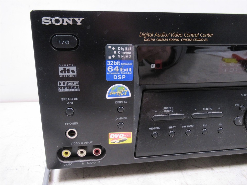 Sony STR-DE685 FM and AM Stereo Receiver Tuner Deck 5.1 Surround Dolby ...