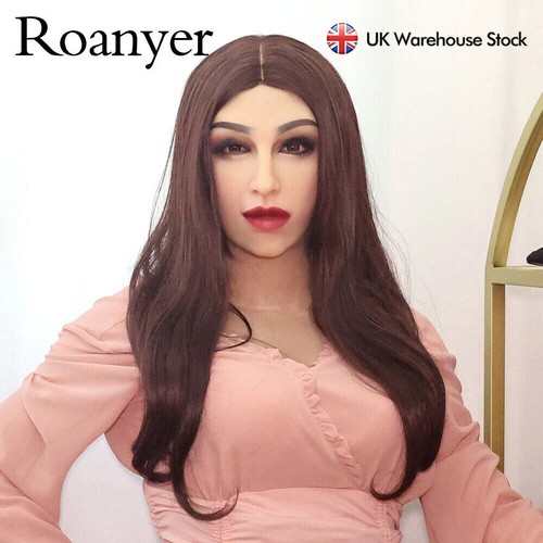 Roanyer Realistic Silicone Mask Female Human Real Mask For Cosplay ...