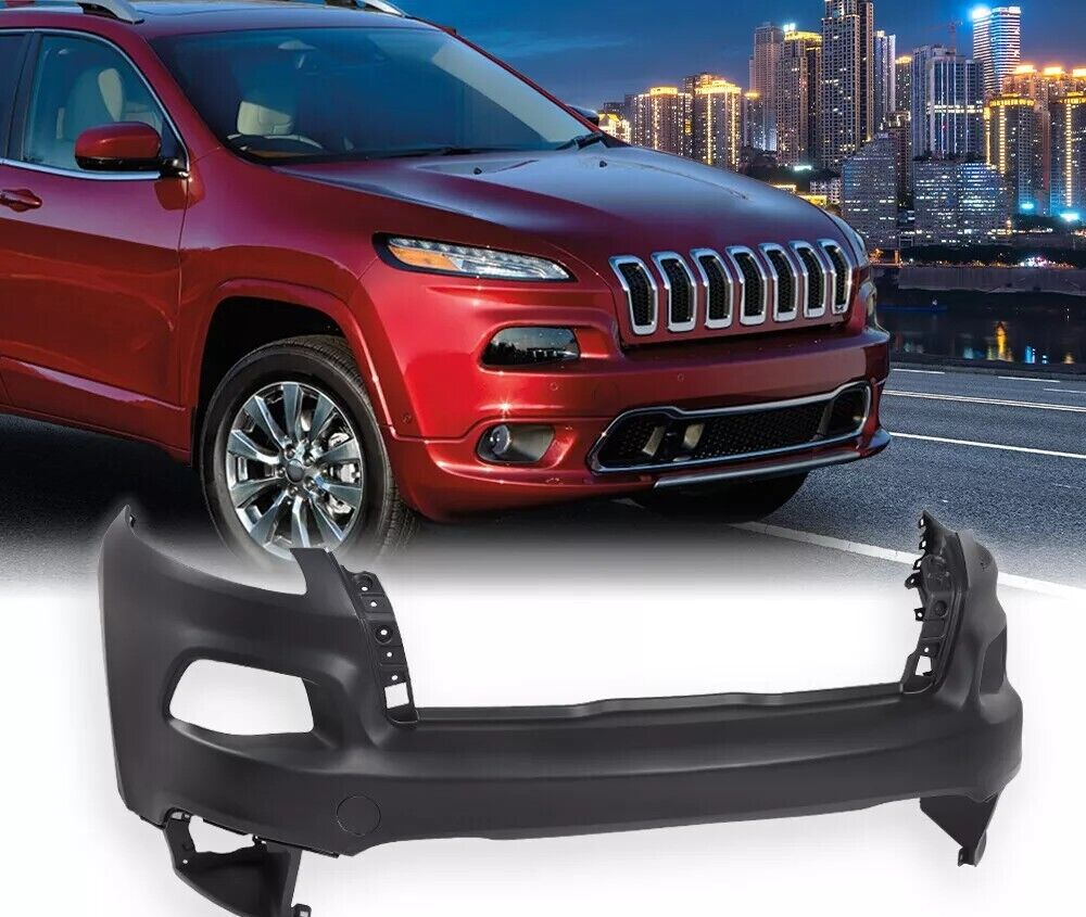 Fit For 2014-2018 Jeep Cherokee Front Upper Bumper Cover Replacement | eBay