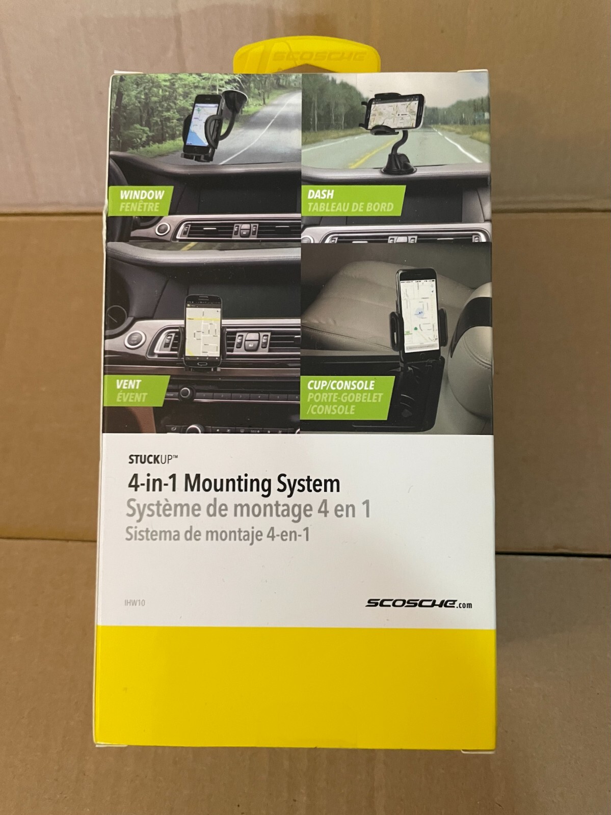 Scosche Stuckup 4-in-1 Mounting System for Smartphones GPS Devices up ...