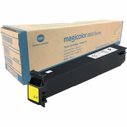 KONICA MINOLTA MAGICOLOR 8650 (A0D7233) Yellow Toner Cartridge (20,000 ...