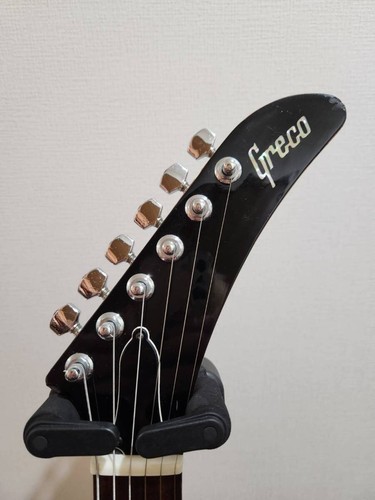 Electric Guitar Greco 1976 EX-800 EC Cut Explorer Natural Japan Vintage ...