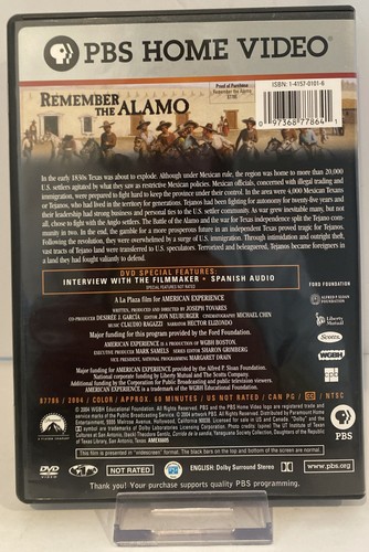 Remember the Alamo - American Experience (DVD, 2004 PBS Home Video) | eBay