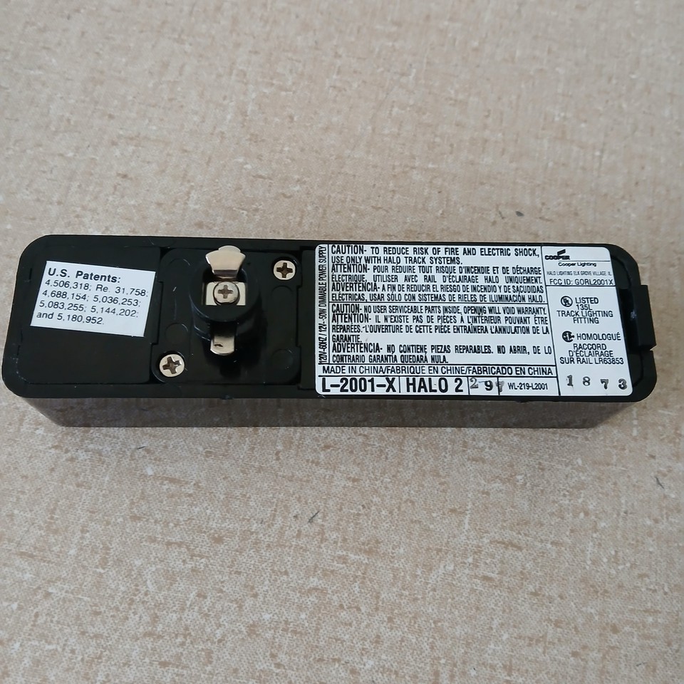 Halo L2001PX Low Voltage Power-Trac Transformer, Black in Great ...