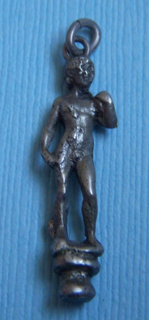 Vintage David statue Michelangelo Florence Italy silv… - Gem