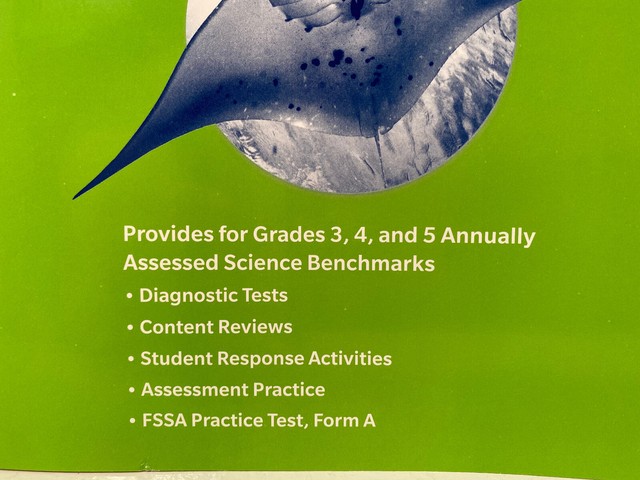 5th Grade 5 HMH Florida Science 2019 Assessment Guide Tests for sale ...