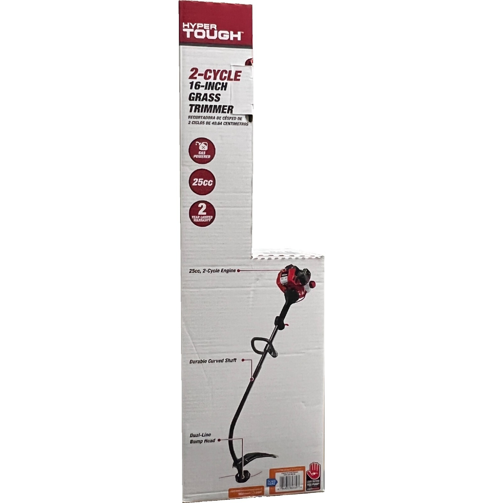 Hyper Tough 2-cycle 16-Inch Grass Trimmer, (Will email Serial No), See ...