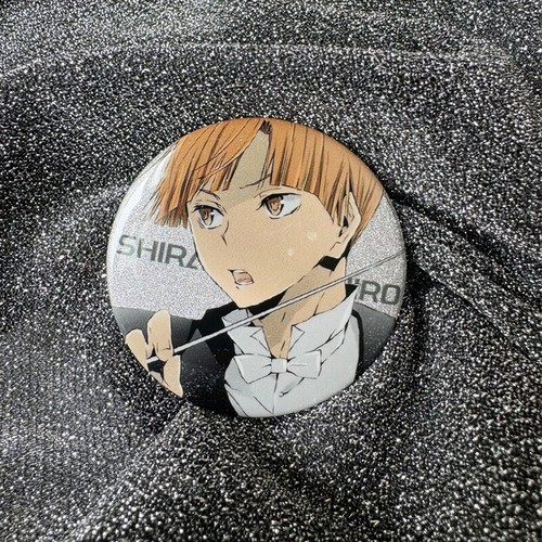 Laser Badge Original Brooch Haikyuu!! Double Flash Emblem Shirabu ...