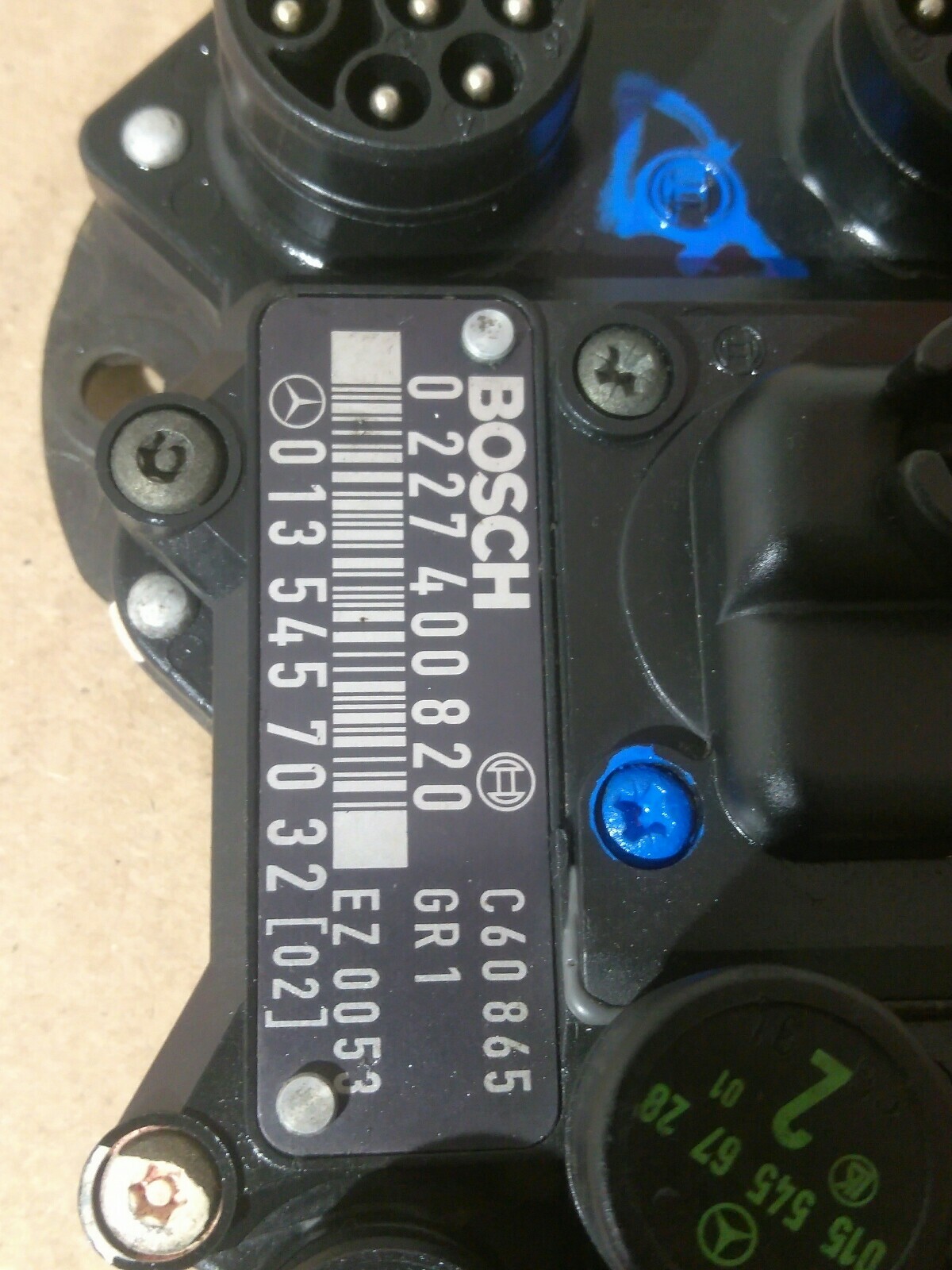 SL600 600SL S600 600SEC IGNITION CONTROL MODULE 0227400820 / 0135457032 ...