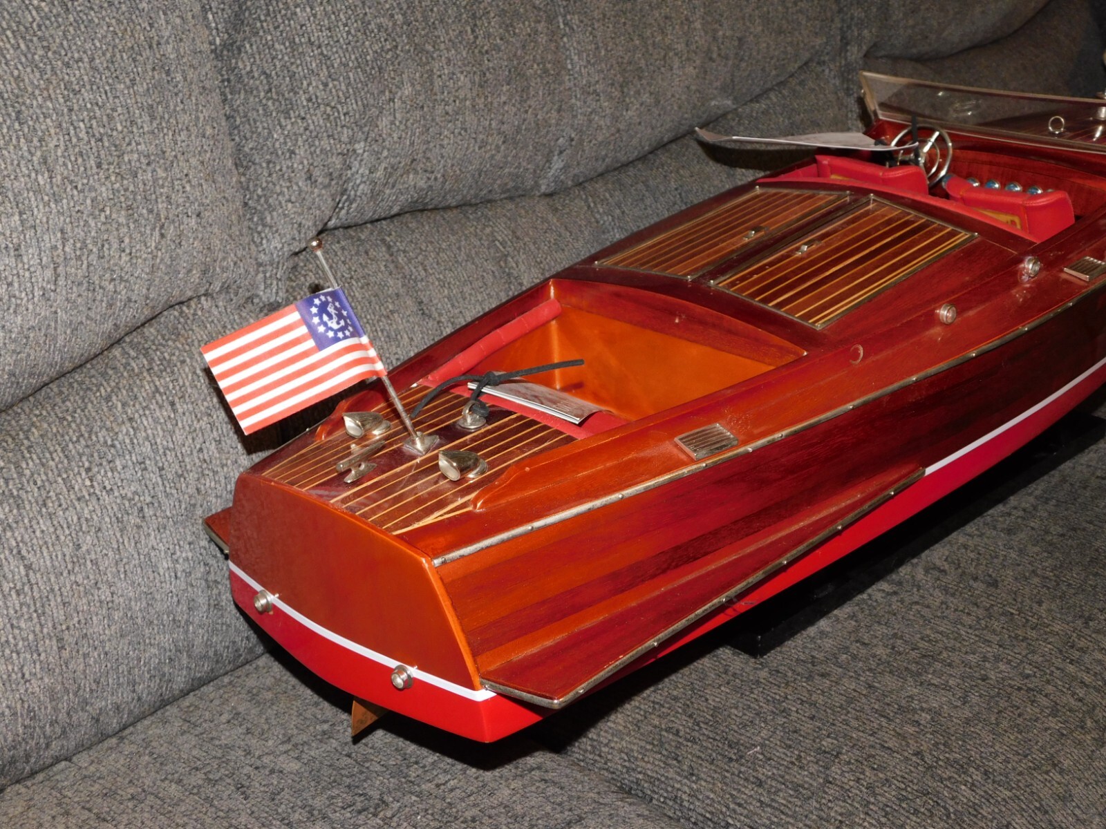 Drexel Heritage Replica of Chris Craft Wooden Model Racing Boat RUN-A ...