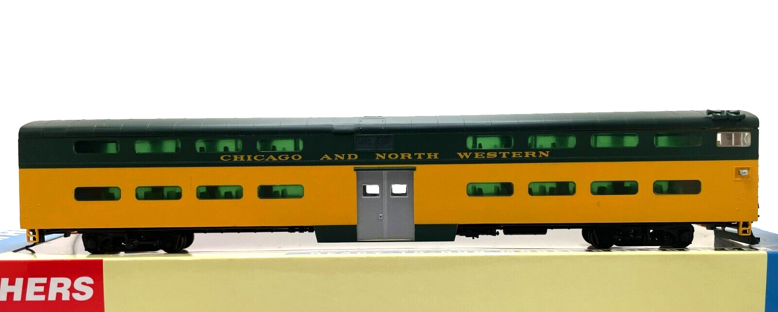 HO WALTHERS 932-6261 PS DD COMMUTER CAB CAR CHICAGO & NORTH WESTERN CNW ...