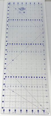 Quilting Ruler "Spin About" by Quiltcut 8.5" x 24.5 rectangle quilting ...