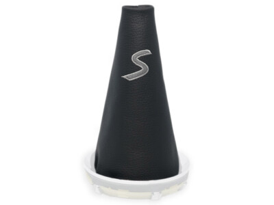 FOR MINI COOPER R56 GEAR SHIFT BOOT GAITER COVER LEATHER EMBROIDERY "S ...